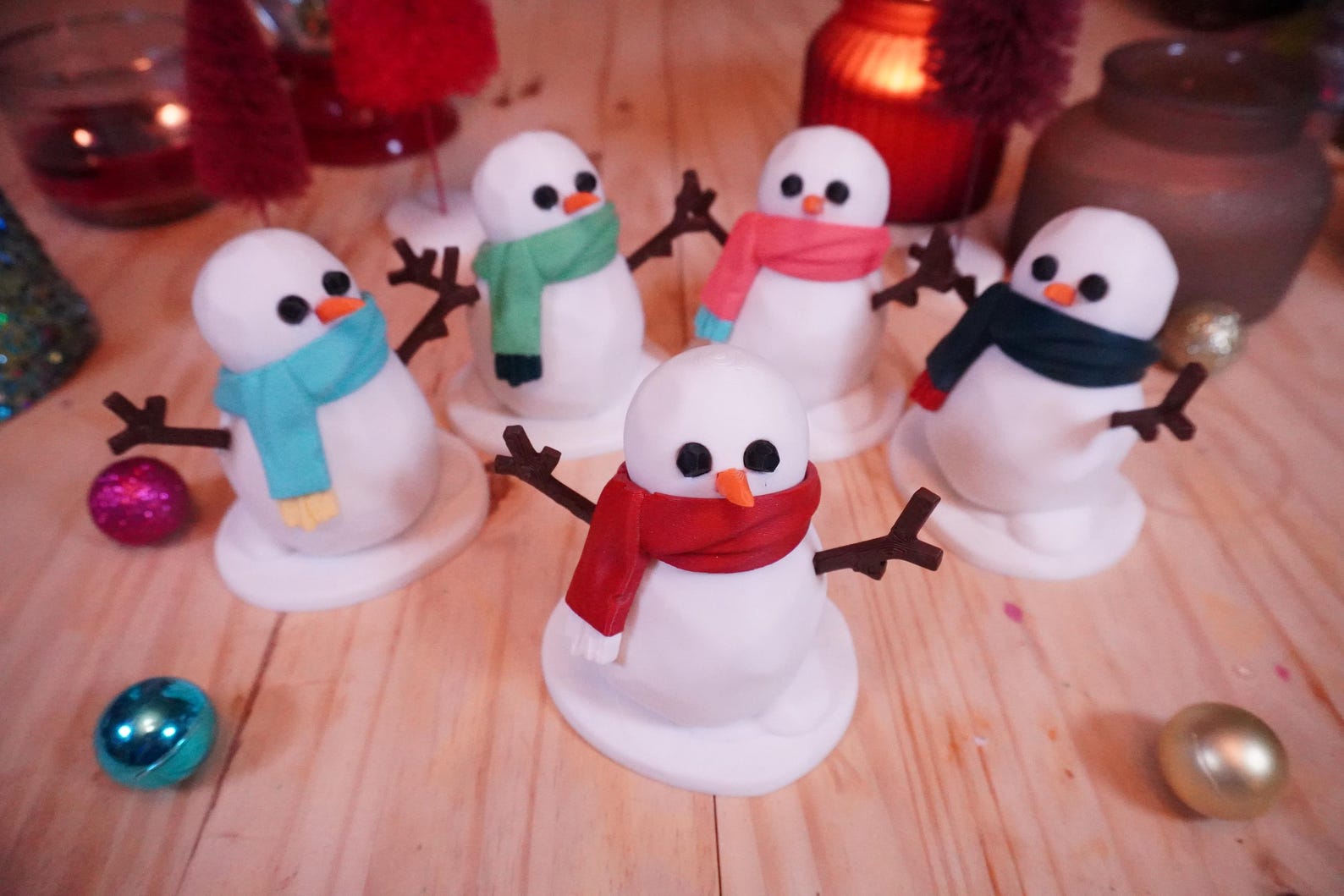 Snowman Craft Kit | Christmas Craft | Snowman Decoration - Etsy