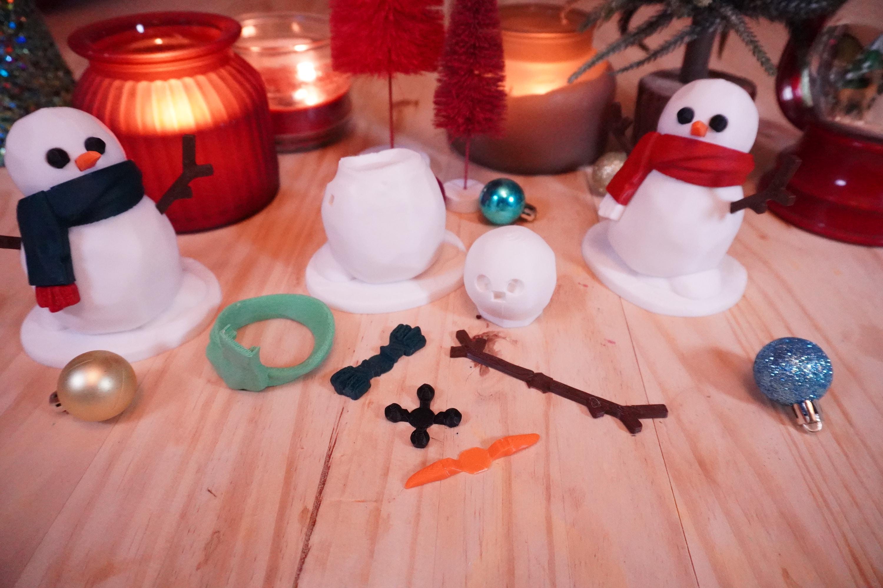Snowman Craft Kit | Christmas Craft | Snowman Decoration - Etsy