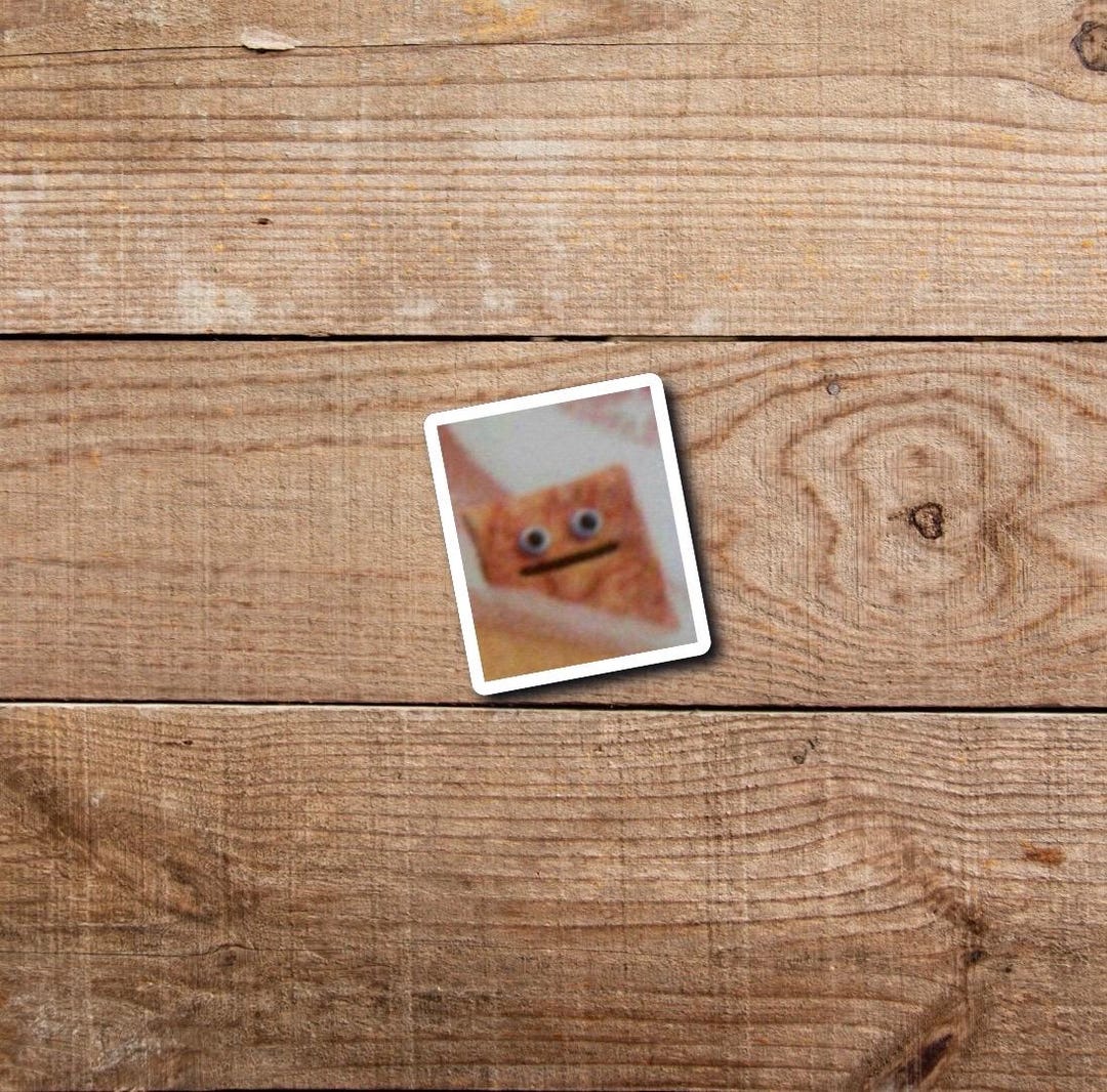 Cinnamon Toast Meme Sticker, Funny Sticker, Funny Meme Decal for Water ...