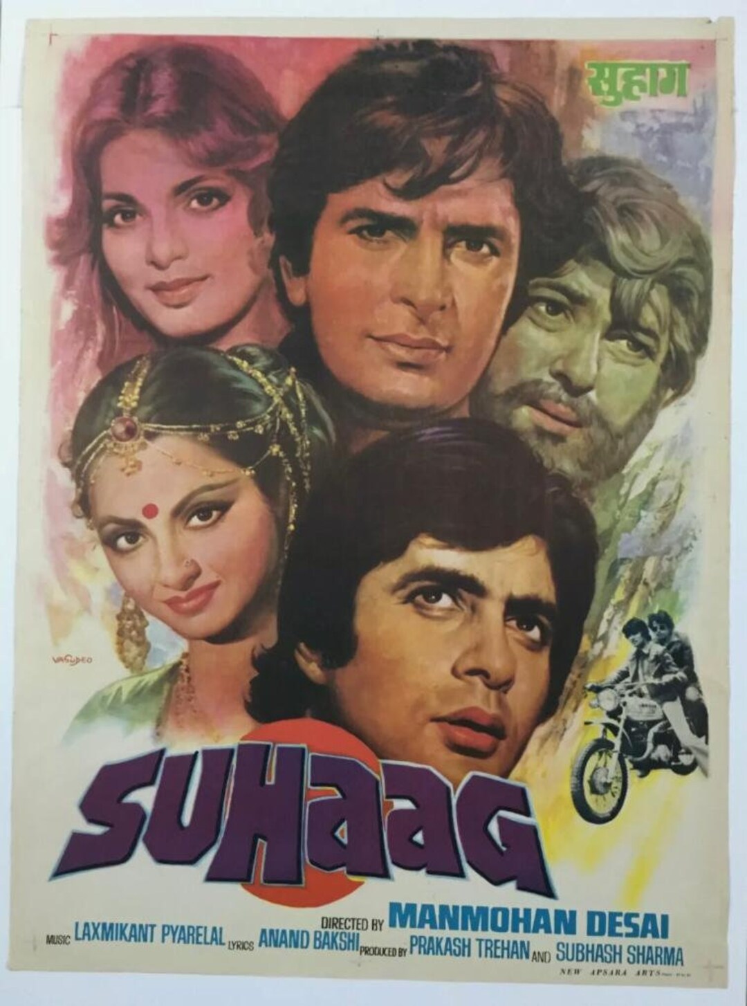 Suhaag Movie Original 1979 Bollywood Posters - Etsy
