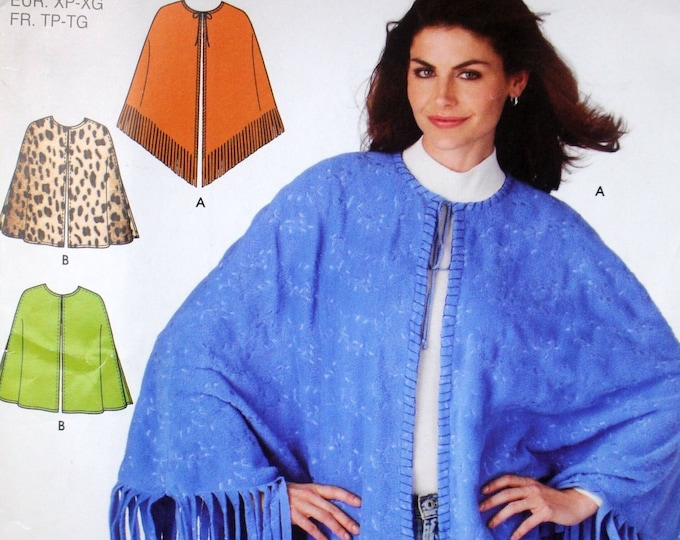 Simplicity 4402 - Easy Sew Capes - Diy for Outerwear, Football Game ...