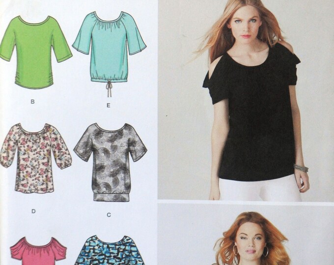 Simplicity 1805 - Easy Sew Designer Tops - Dressy, Office, Casual, Date ...