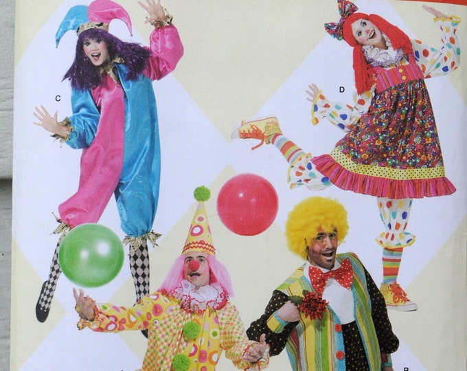 Simplicity 2849 - Clown Costumes for Adults - DIY Cosplay - Men / Women ...