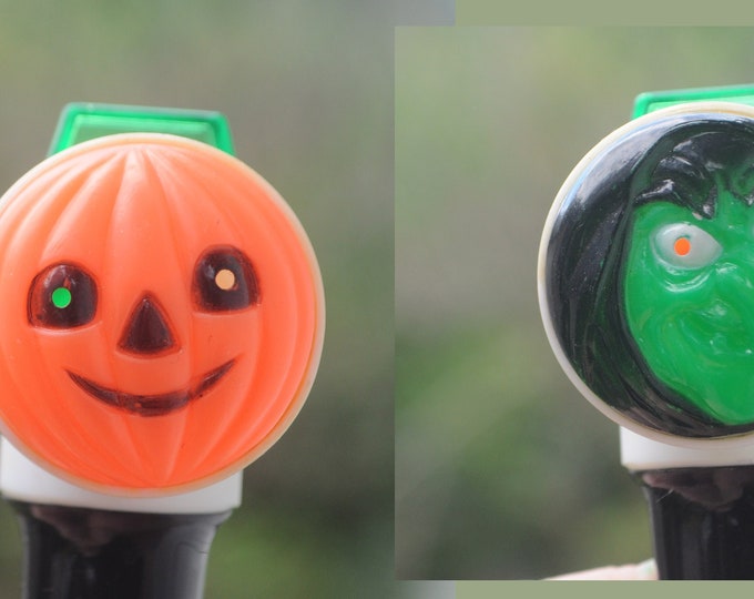 Vintage 1970s or 1980s Halloween Blow Mold Flashlight Double - Etsy