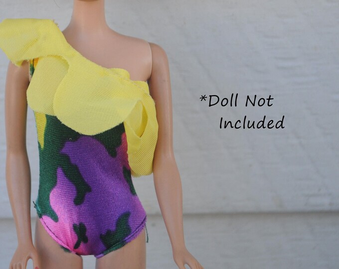 Vintage 1980s Tropical Barbie Original Outfit / Swimsuit / - Etsy