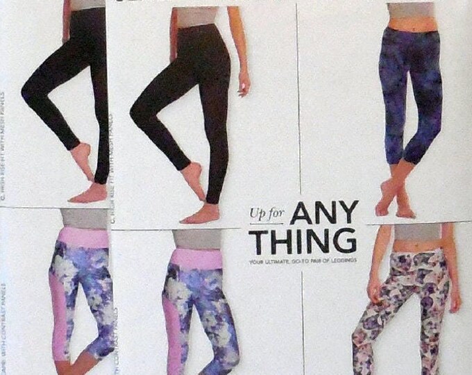 Simplicity 8212 - Easy Sew Leggings, Yoga Pants, Joggers, Size XXS ...