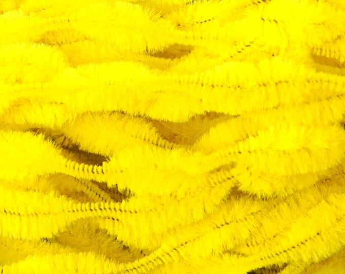 Vintage Jumbo BURNT ORANGE Jumbo Loopy / Curly Chenille Fuzzy Wire ...