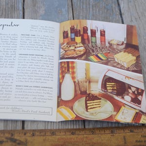 Vintage 1940s Cookbook - Cake Parade - Ward's Tip-top Cakes - How to ...