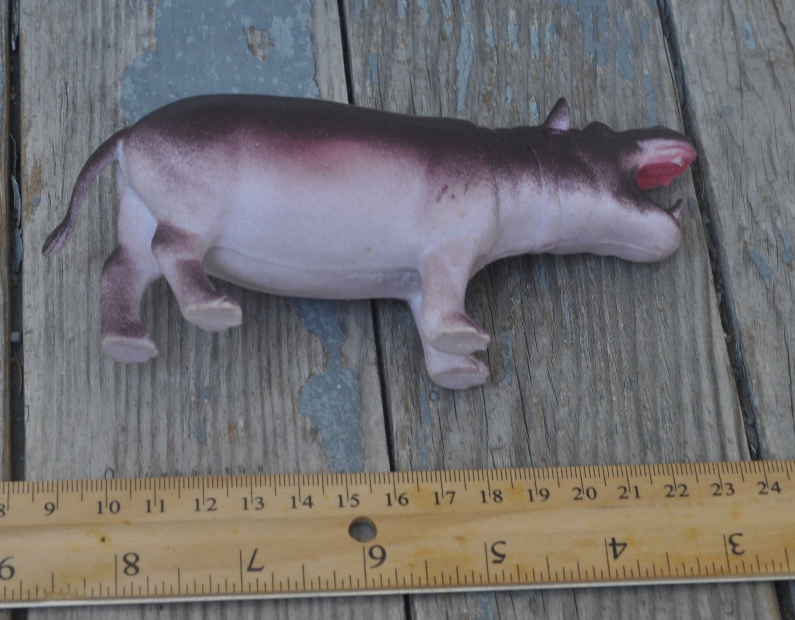 Vintage Plastic House Hippo - Miniature Zoo Animal - Figurine, Tiny ...
