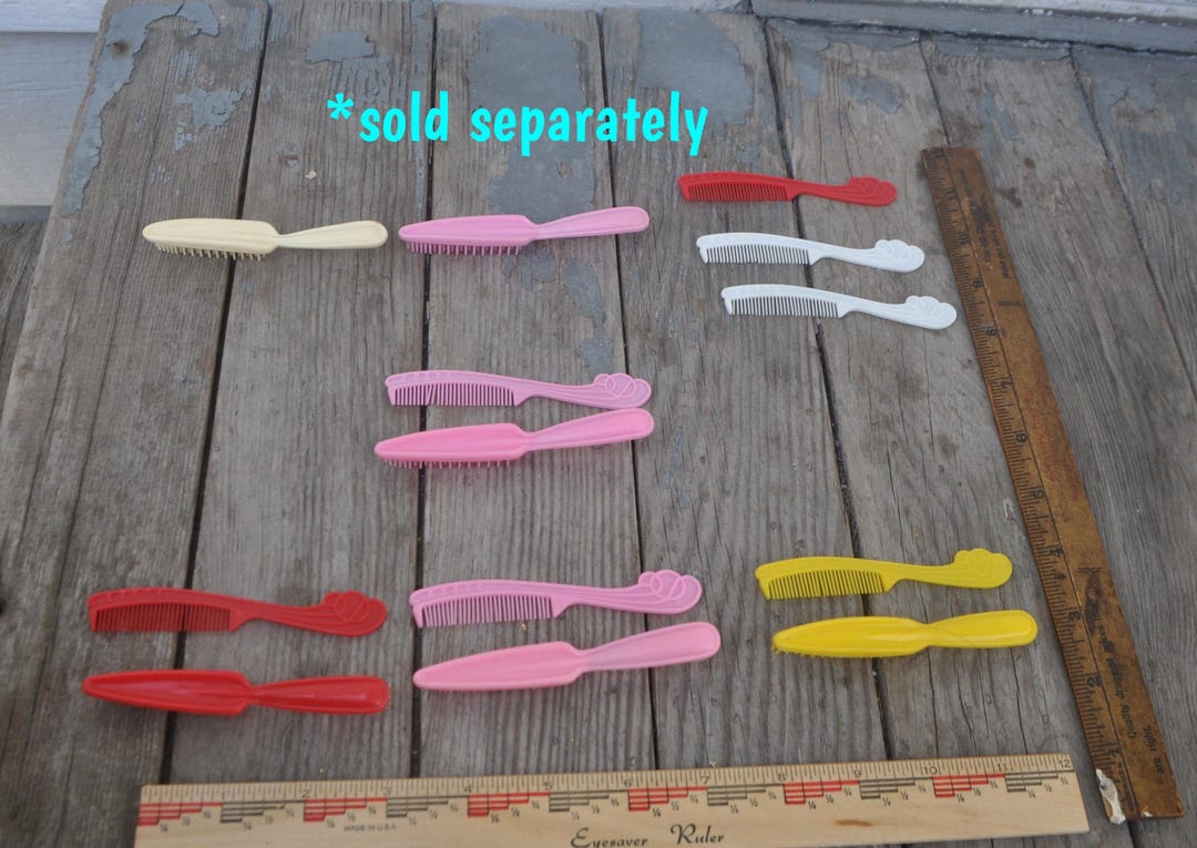 Vintage 1980s / 1990s Barbie Brushes & Combs - Mattel - for Collecting ...