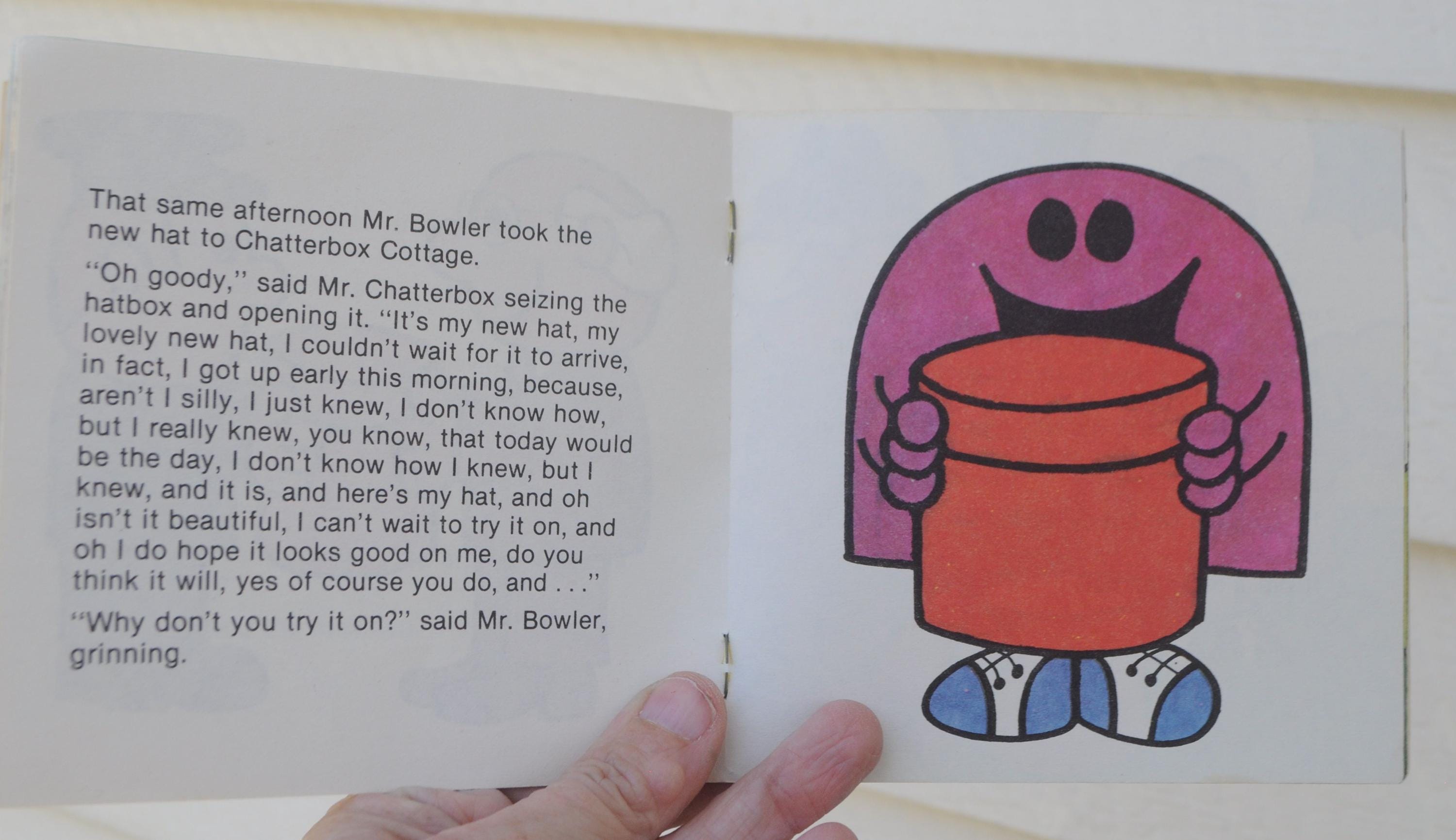 Vintage 1980s Mr. Chatterbox Storybook by Roger Hargreaves - Mr. Men ...