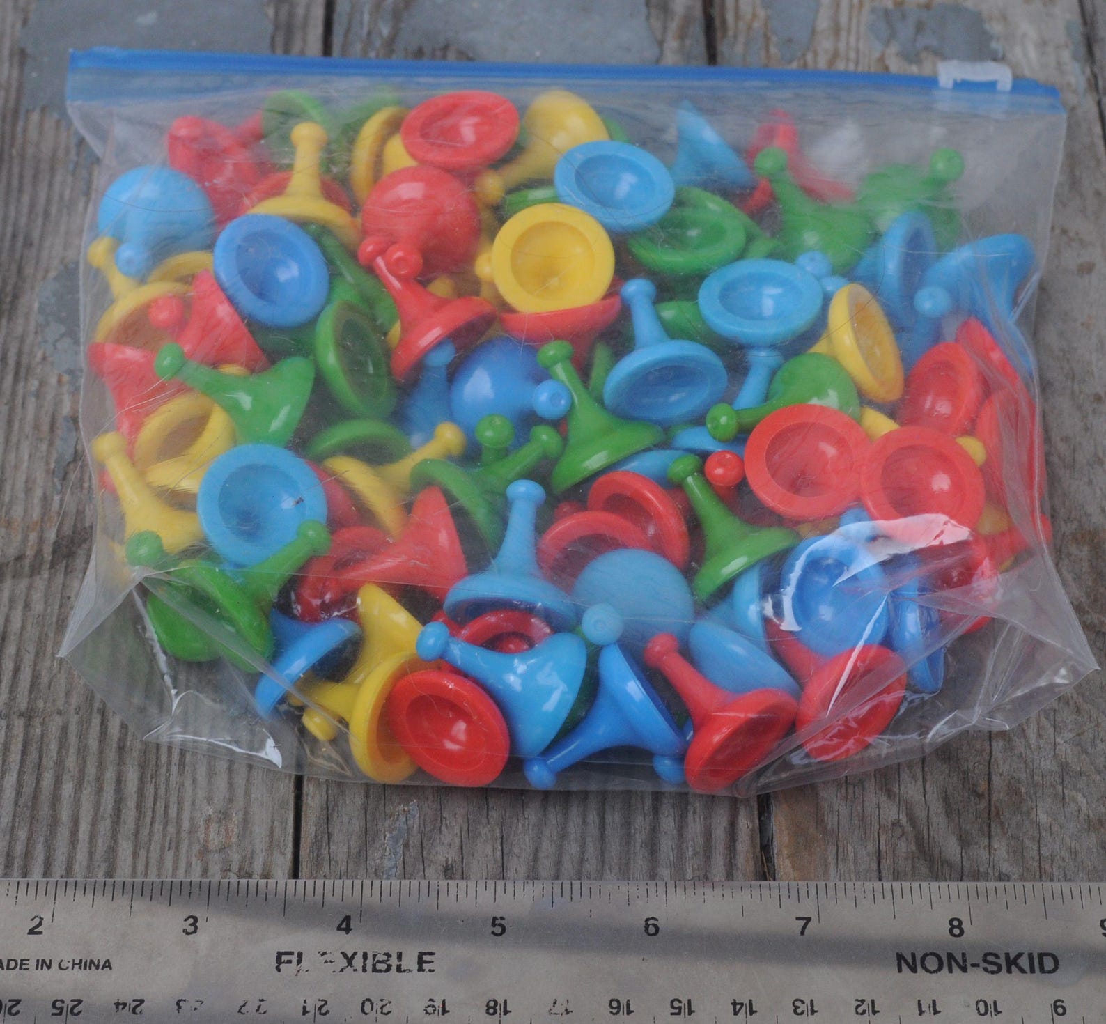 HUGE LOT of Colorful Plastic Game Pieces - Replacements, Altered Art ...