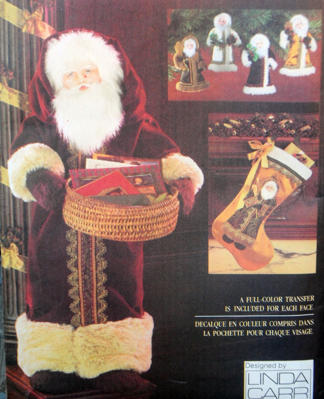 Vogue 8735 DIY Sculptural Santa Greeter / Card Holder / Soft Sculpture ...