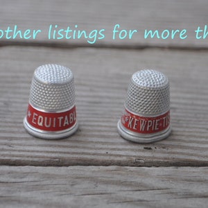 Vintage 1940s - 1950s Kewpie Tissues Advertising Thimble - Bathroom ...