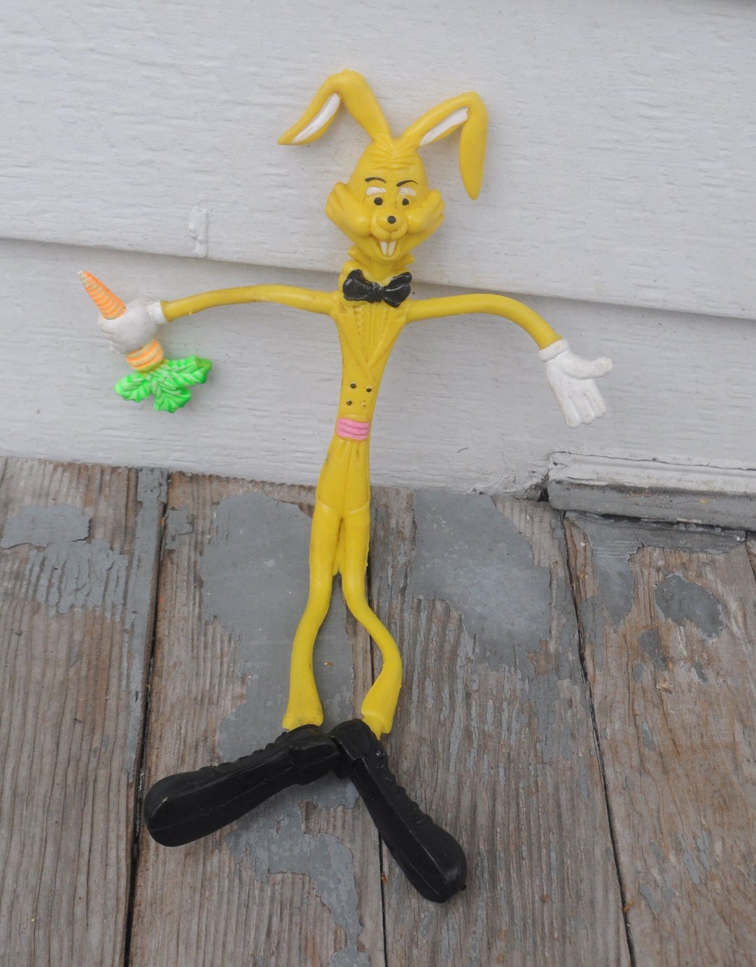 Vintage C. 1980s Bendy / Posable Bunny Rabbit - Easter Bunny - Easter ...