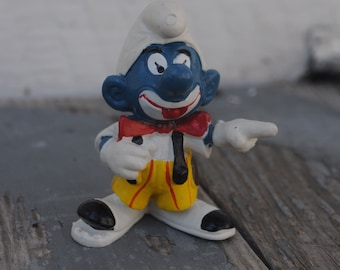 Vintage 1980s Smurfs Red Devil Figurine by Schleich - 1984 - Naughty ...