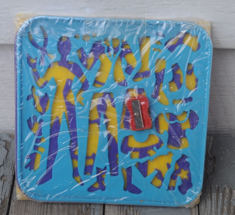 Vintage Barbie Stencil Playset by Colorforms Brand Extremely - Etsy
