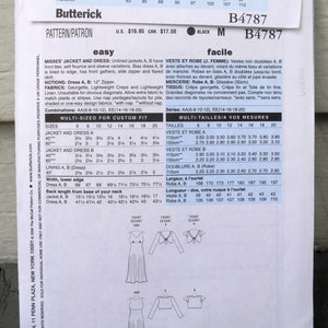 Butterick 4787 - DIY Boho Dress & Jacket - Maggy Boutique / Designer ...