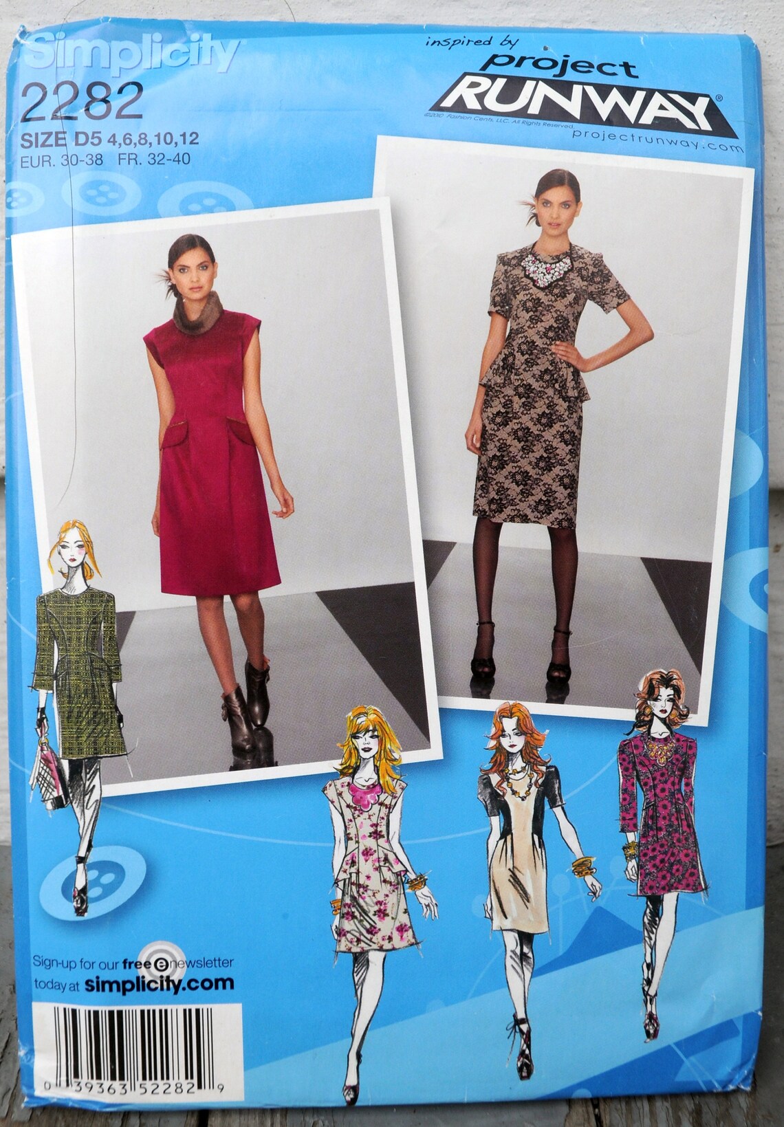 Simplicity 2282 DIY Project Runway Dress / Cocktail Dress / - Etsy