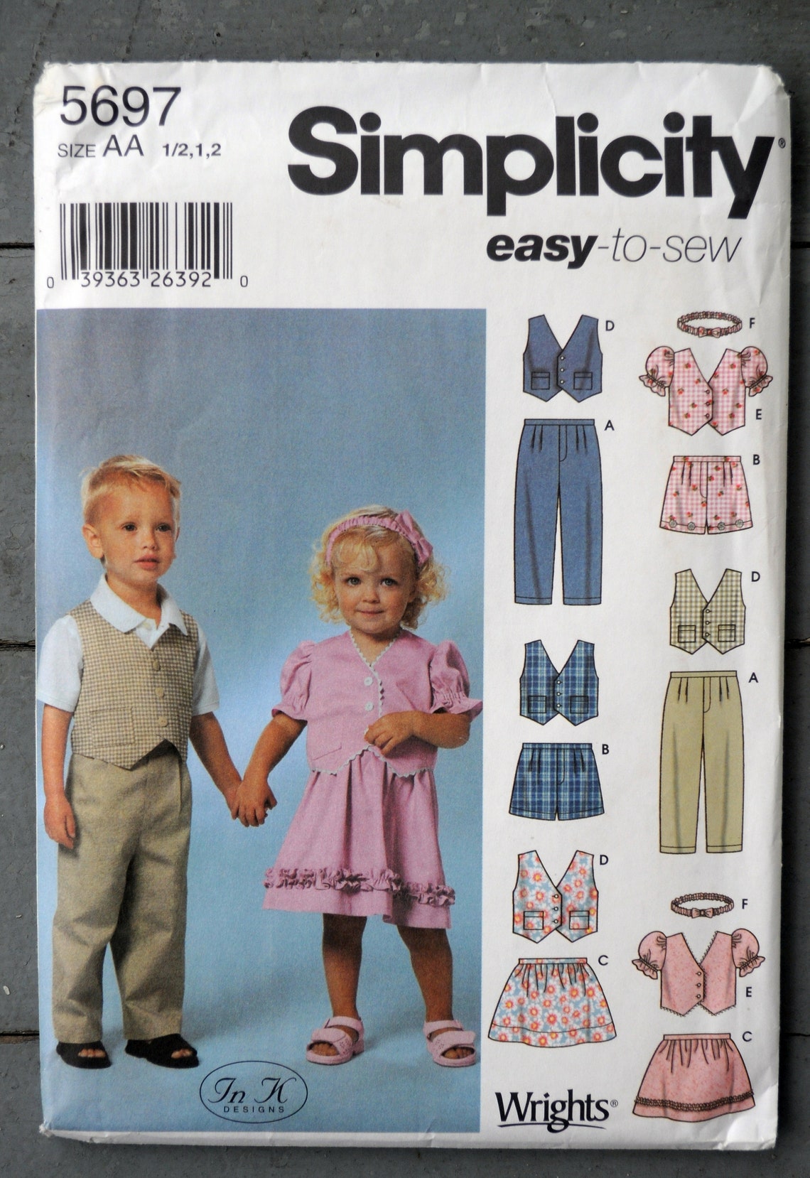Simplicity 5697 Adorable DIY Toddlers' Outfits Twins | Etsy