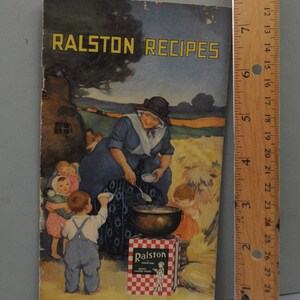 Vintage 1920s Ralston-purina Cookbook - Nursery Rhyme Theme ...