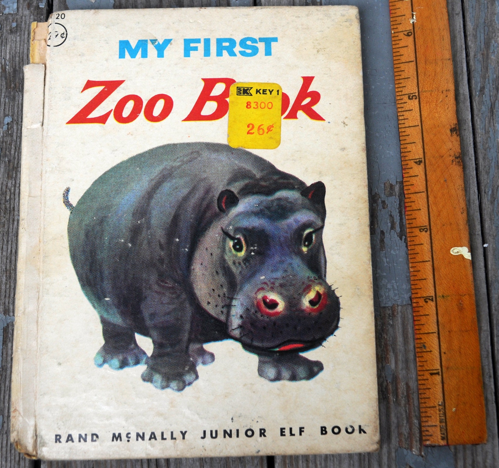 Vintage 1952 / 1950s My First Zoo Book Rand McNally Junior | Etsy