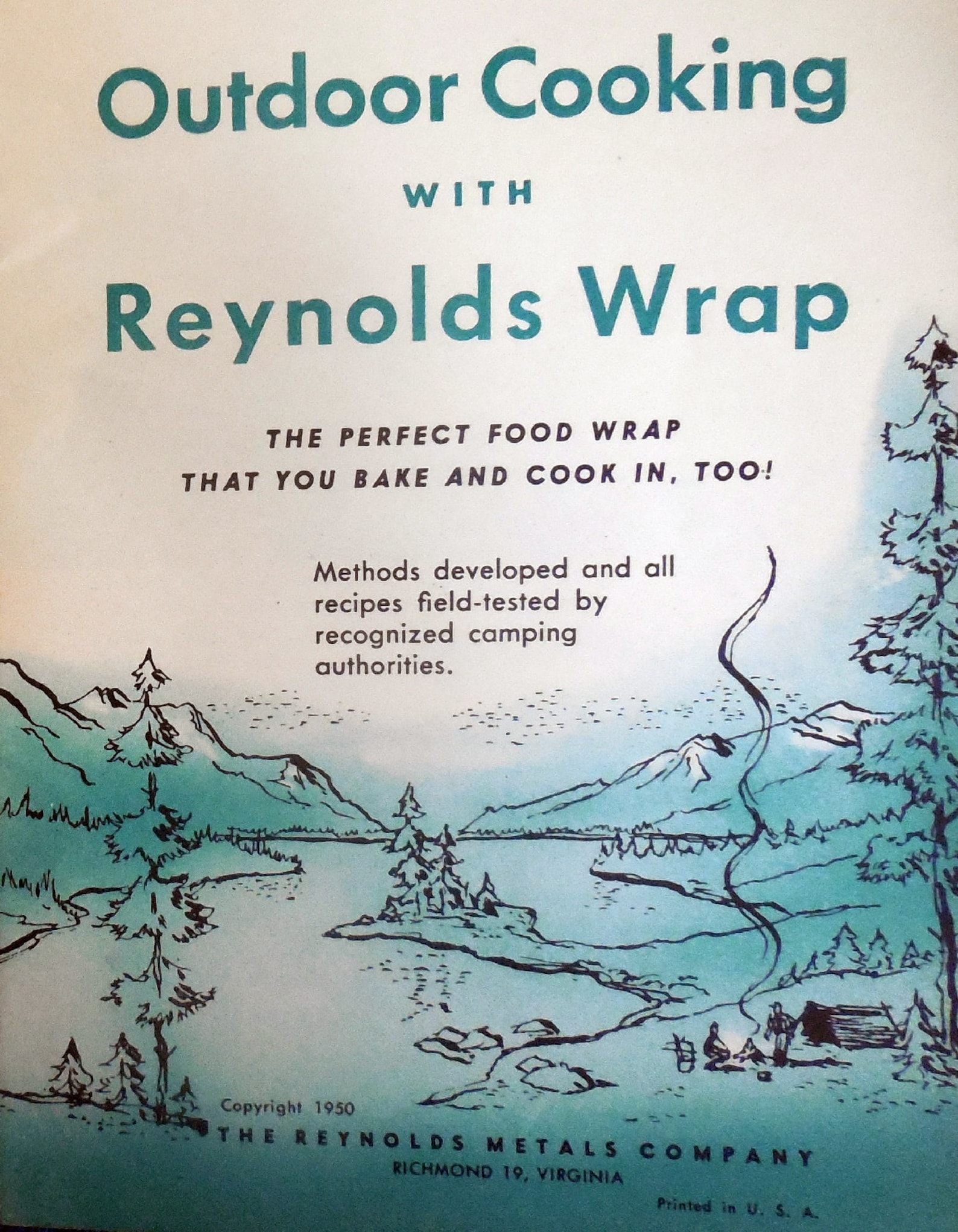 Vintage Cookbook - Outdoor Cooking With Reynolds Wrap Aluminum Foil ...