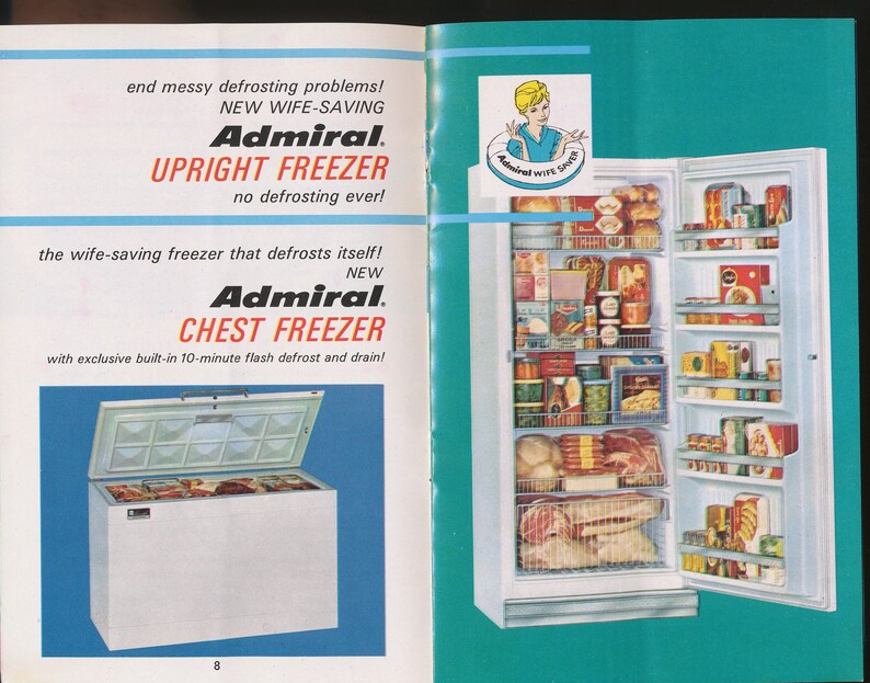 Vintage 1960s Admiral "wife-saver" Cookbook - Retro Stoves, Appliances ...