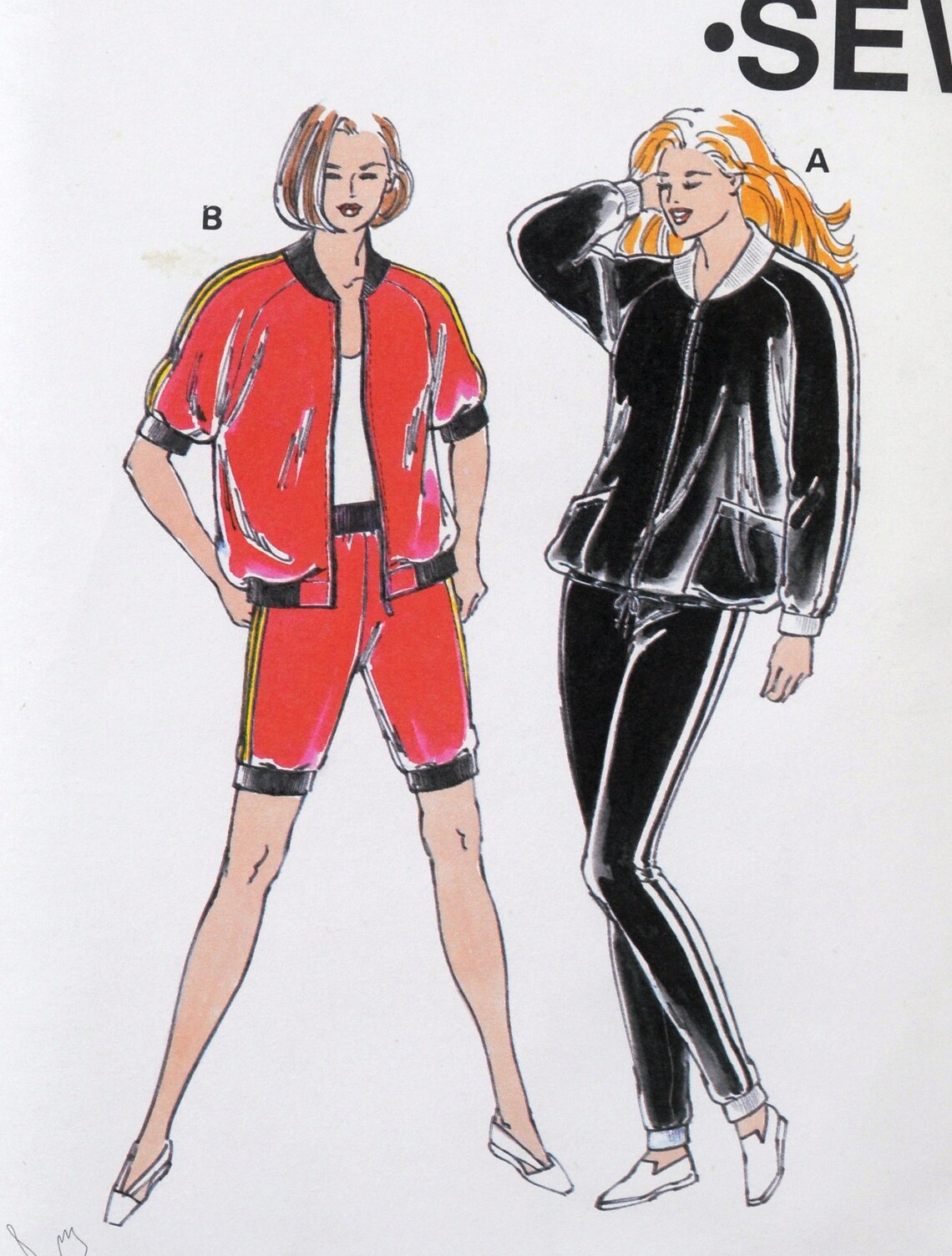 Kwik Sew 2376 - Diy Jogging Suit, Leggings, Shorts, Jacket - Yoga Pants ...