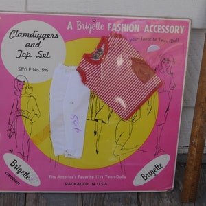 RARE Barbie Clone Brigette Clam Diggers and Top Outfit - New Old Store ...