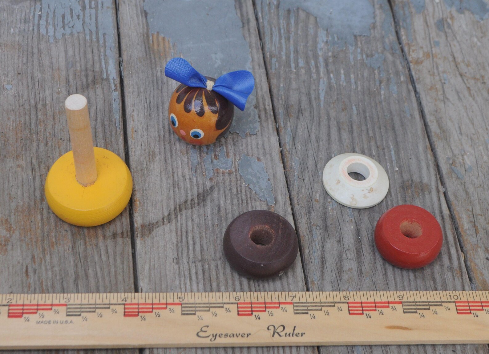 Vintage Soviet / USSR Stacking Toy - Natashenka - 1970s - Cute / Kawaii ...