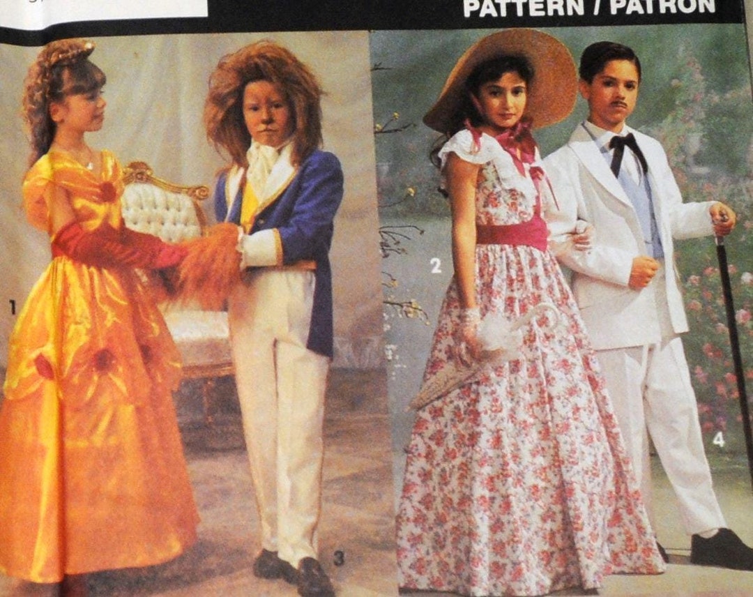 Simplicity 7978 - DIY Costumes for Girls and Boys - Beauty & the Beast ...