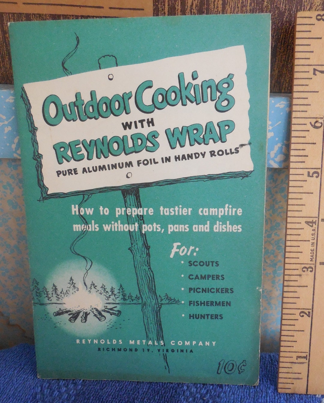 Vintage Cookbook - Outdoor Cooking With Reynolds Wrap Aluminum Foil ...
