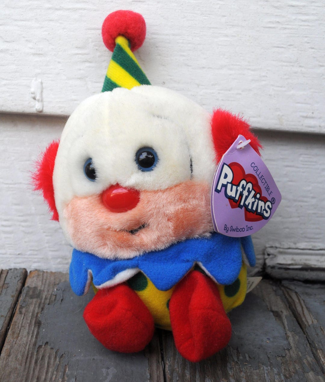 Vintage Puffkins Giggles the Clown - Plush - Cute / Kawaii - Soft ...