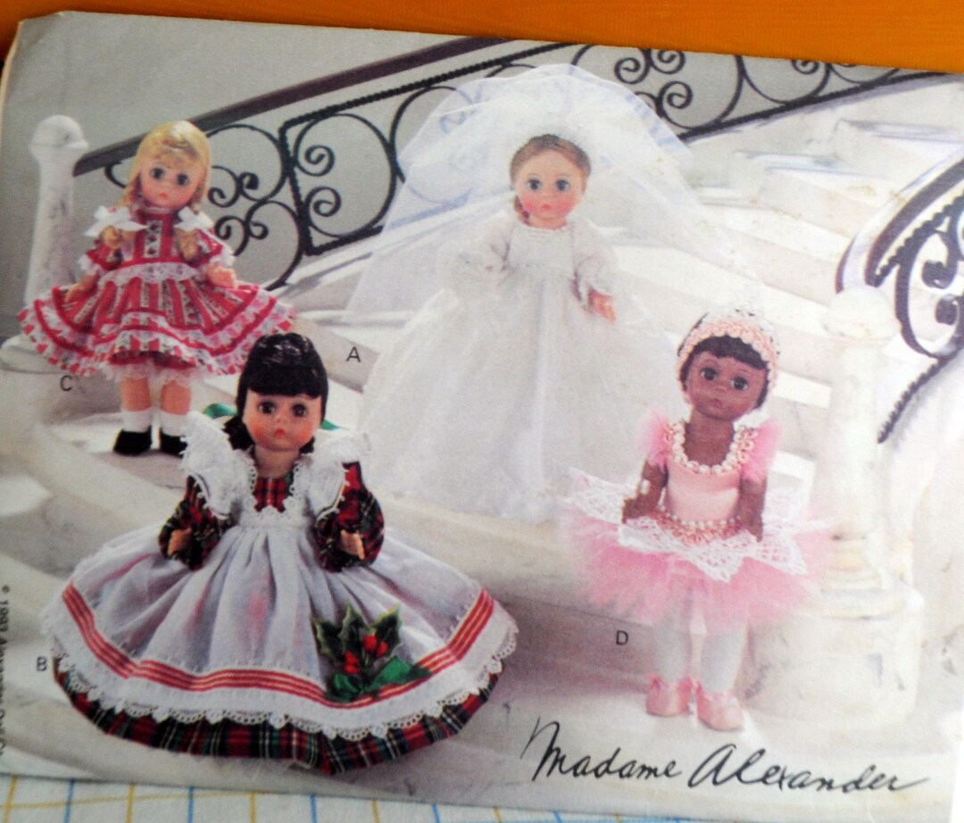 Vogue 8709 - DIY Doll Clothes for Madame Alexander 8" Dolls & Similarly ...