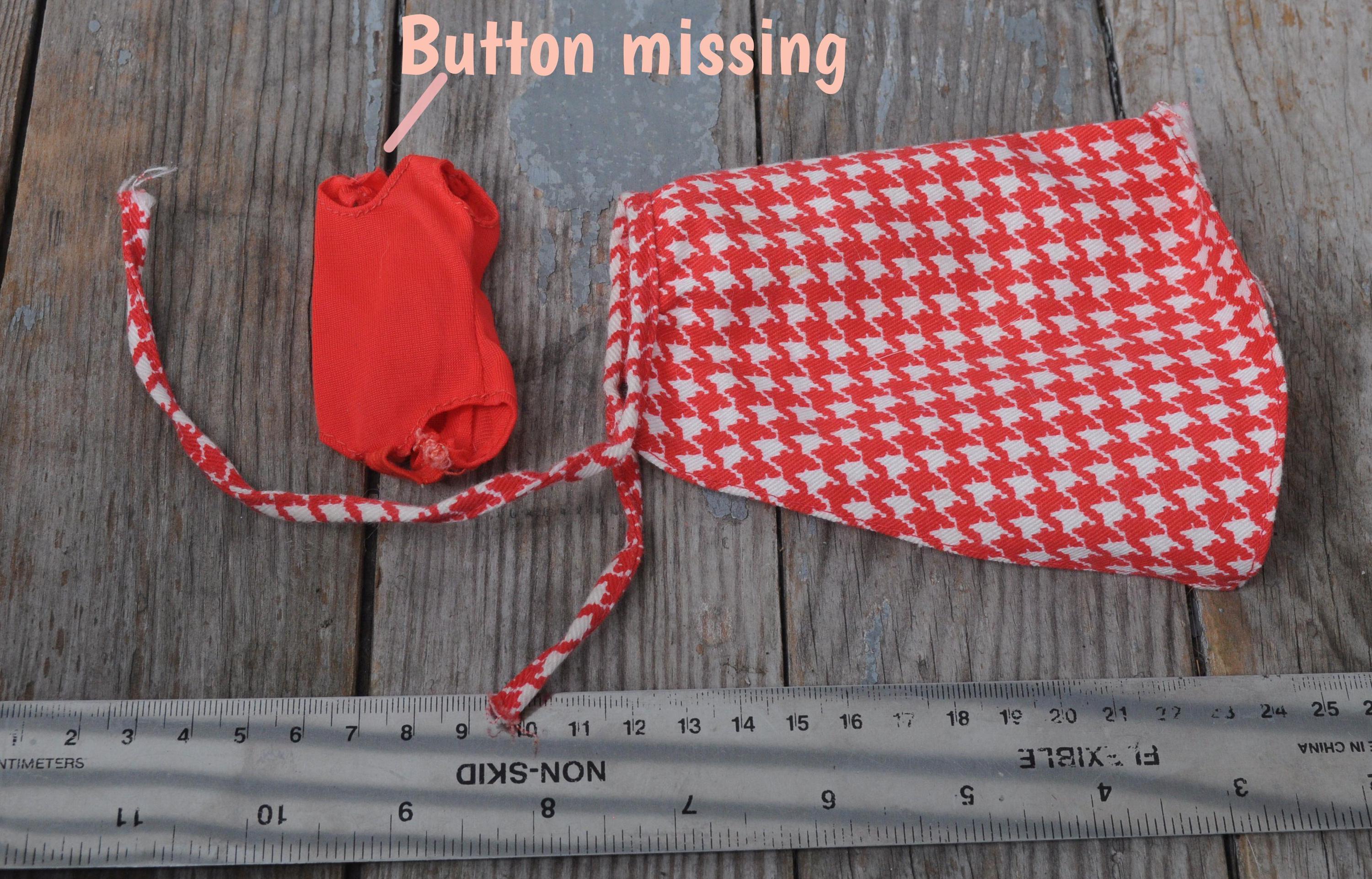 Vintage C. 1970s Growing-up Skipper Doll Original Outfit - Bathing Suit ...