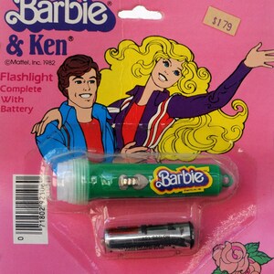 Vintage Barbie & Ken Flashlight by Larami Corp. - Extremely Rare - Mint ...