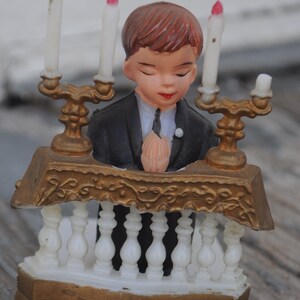 Vintage First Holy Communion Cake Topper Praying Little Boy - Etsy