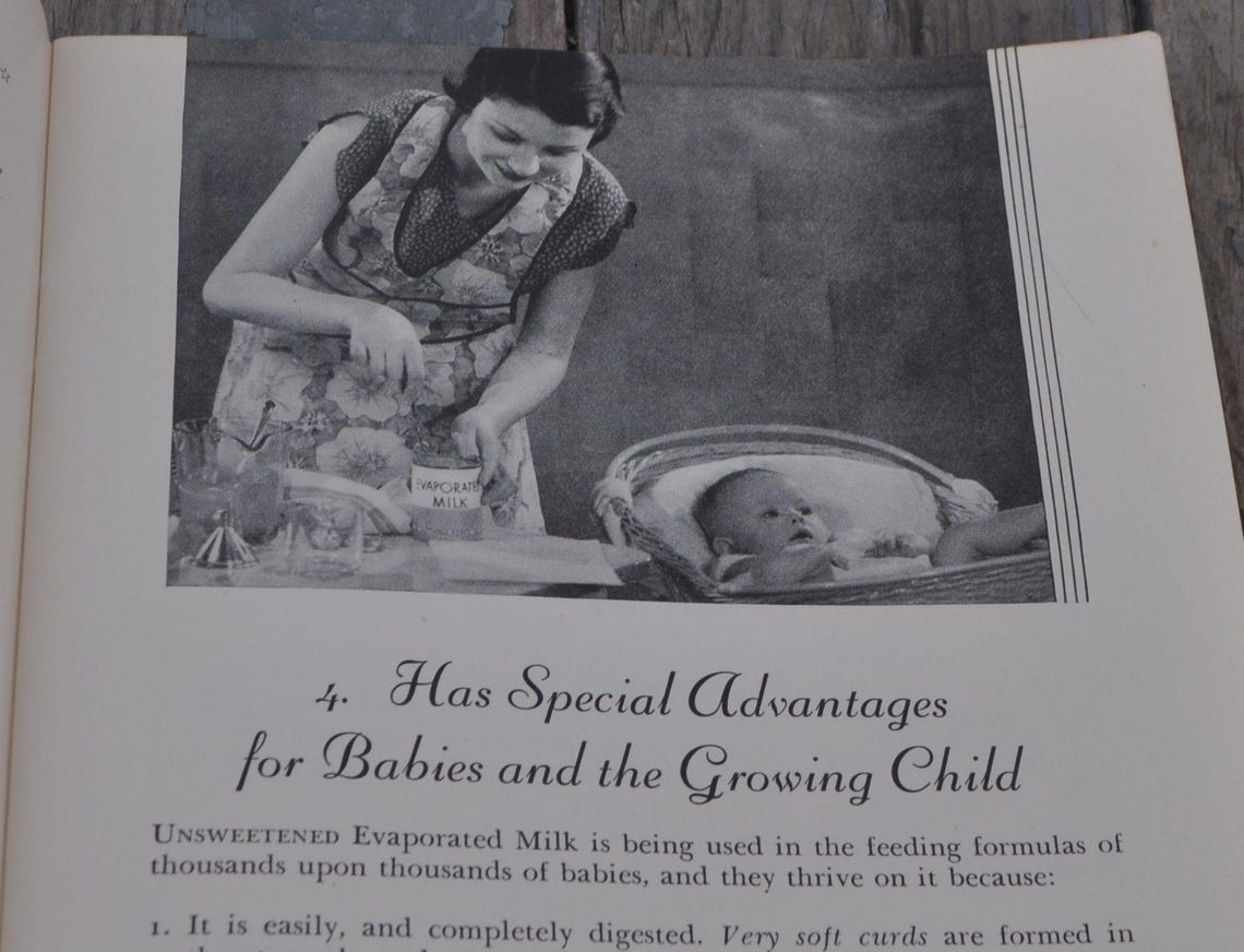 Vintage 1930s PET Milk Cookbook - "why Evaporated Milk Makes Good Food ...