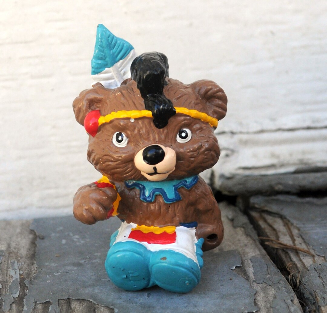 Vintage 1980s Pawpaws / Paw Paw Bears PVC Figurine - Brave Paw - Teddy ...