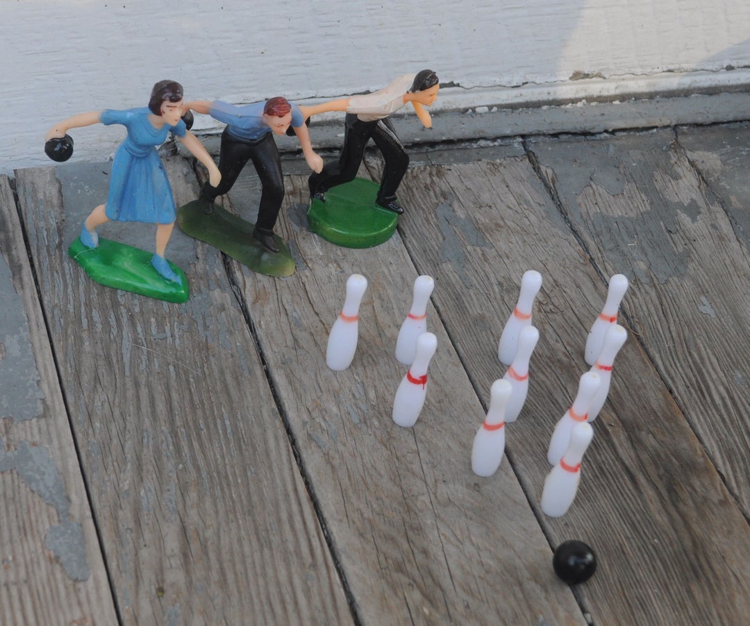 Vintage Bowling Cake Toppers - Bowling League - Sports - Men & Women ...