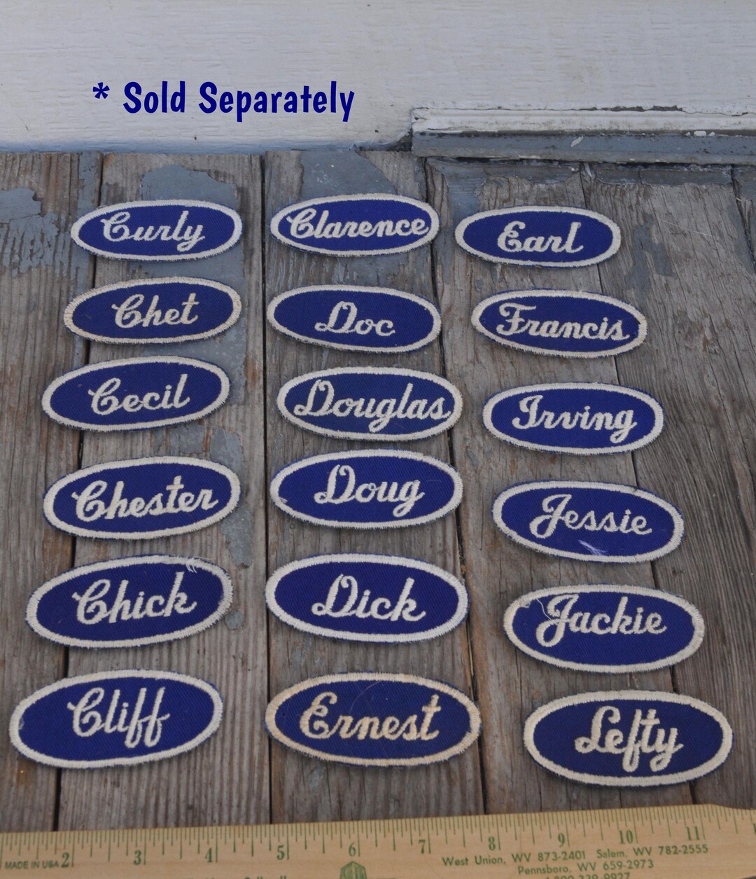 Vintage Mechanic Patches - Name Badge - Rat Rod - Retro Vintage ...