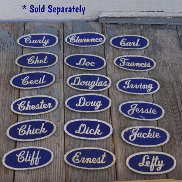 Mechanic Name Patch - Etsy Canada