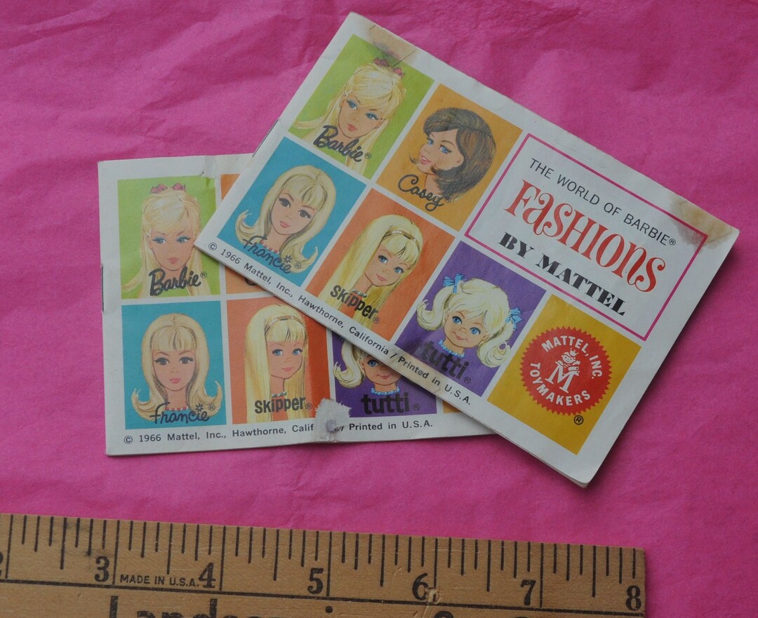 Vintage 1967 World of Barbie Fashions Ephemera Barbie Outfit ...