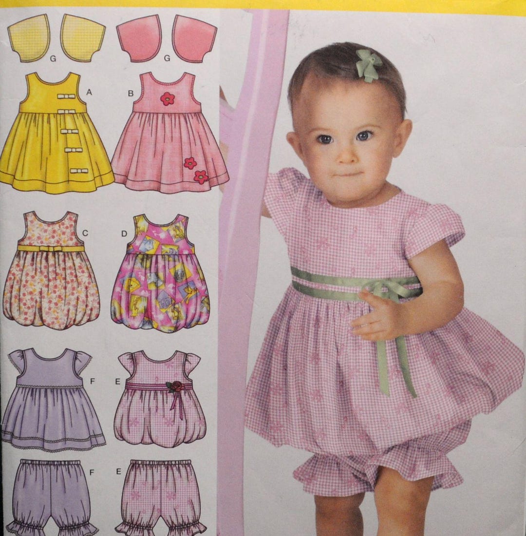 Simplicity 3854 - Easy DIY Baby / Toddler Clothes - Easter Dress ...