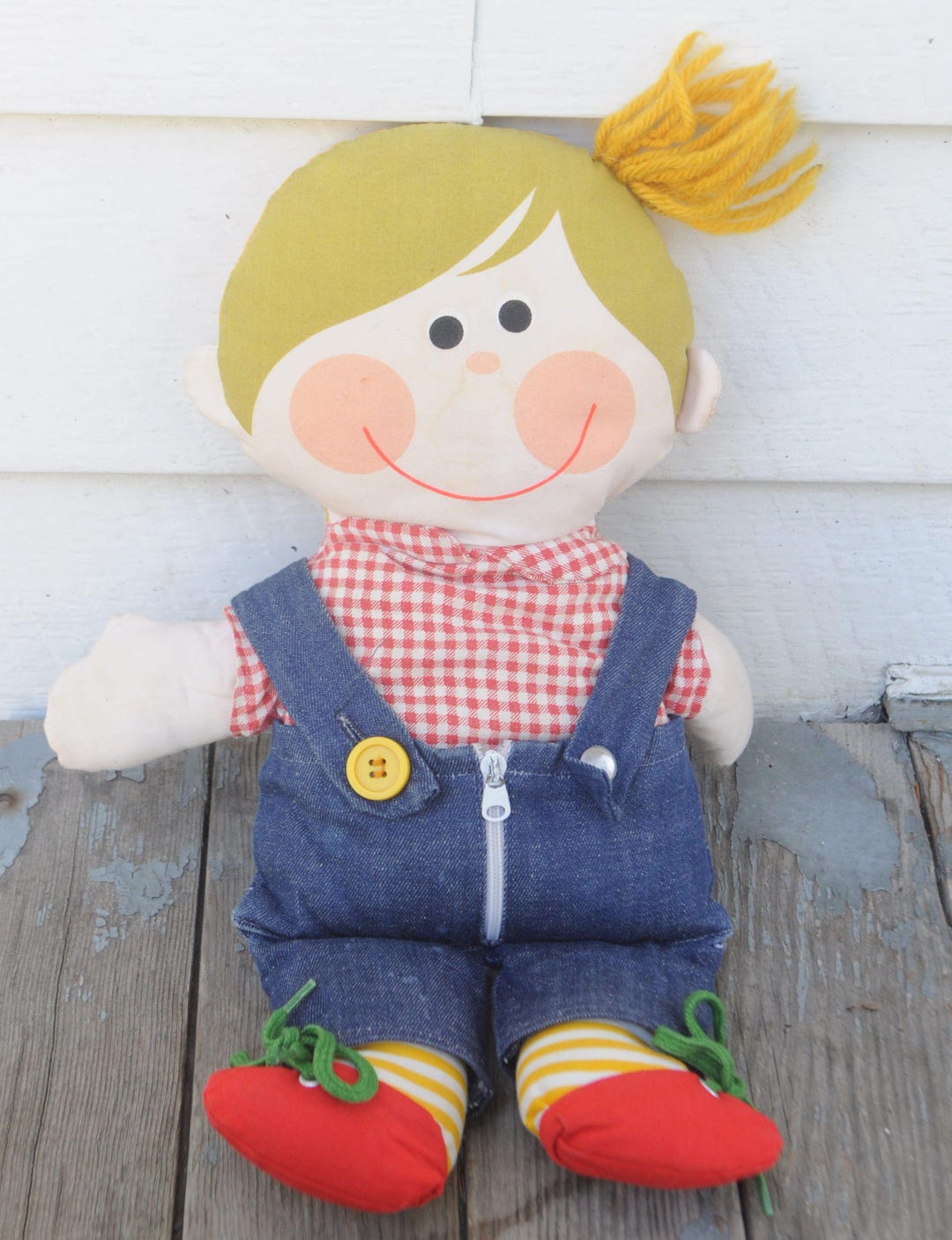 Vintage Dressy Bessy / Dapper Dan Doll by Playskool - Learn to Zip ...
