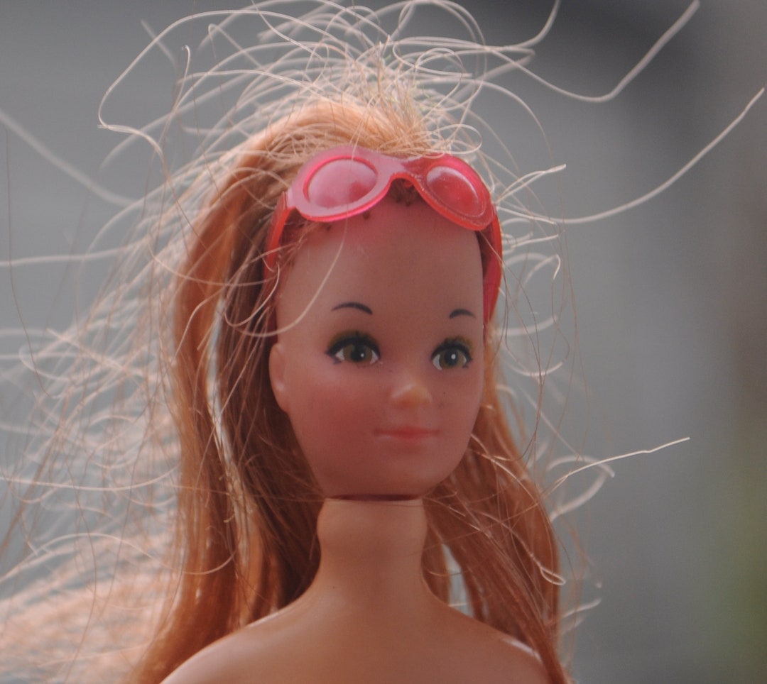 Vintage 1970s Rock Flower Doll Dawn Clone Bendy Doll Hippie Mod Mattel