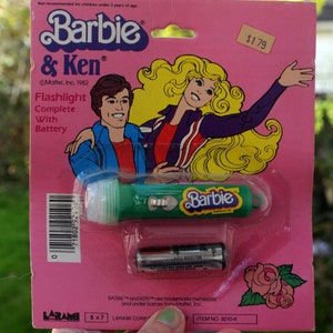 Vintage Barbie & Ken Flashlight by Larami Corp. - Extremely Rare - Mint ...