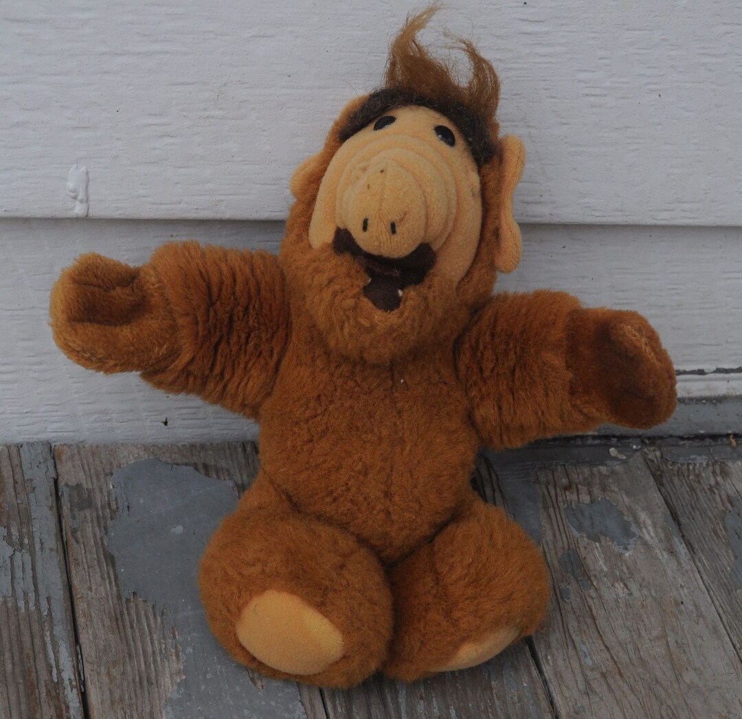 Vintage 1980s Alf Puppet TV Show Alien Finger Puppet Stuffed Animal ...