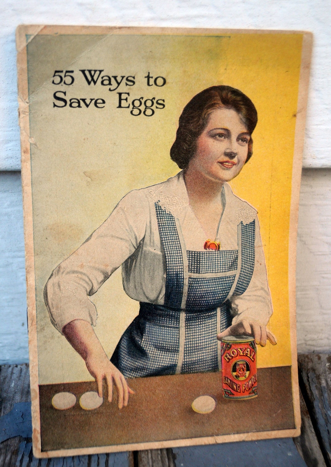 Vintage / Antique 1917 Royal Baking Powder Cookbook 55 Ways to Save ...